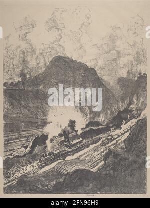 Culebra Cut, Panama. Joseph Pennell; American, 1857-1926. Date: 1912 ...