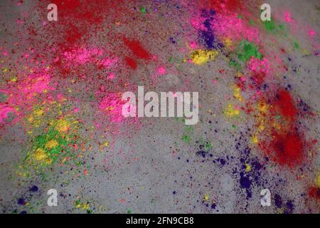 beautiful canvas art from multiple colored powder Stock Photo - Alamy
