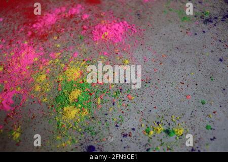 beautiful canvas art from multiple colored powder Stock Photo - Alamy