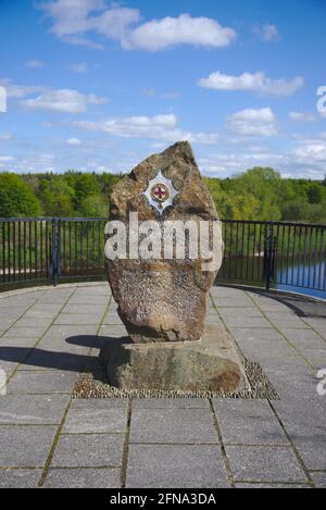 Coldstream Guards Monument in Henderson Park, Coldstream, Scottish ...