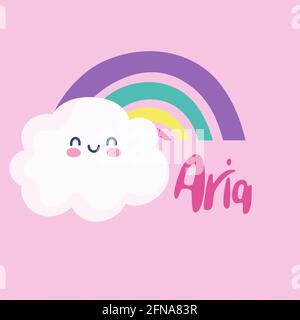 aria girl name Stock Photo - Alamy