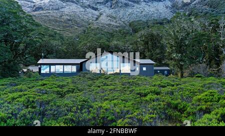 Lake MacKenzie Hut Routeburn Track Fiordland National Park Southland ...