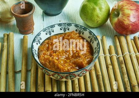 Classic Creole Sauce - made with canned tomatoes, celery, colorful bell ...