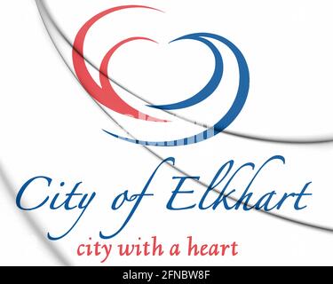 Indiana State Flag background illustration Stock Photo - Alamy