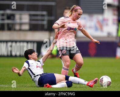 Tottenham Hotspur's Ashleigh Neville (left) and Chelsea's Alyssa ...
