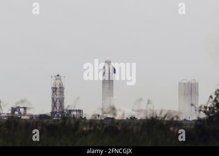 SpaceX Starship SN15 at Boca Chica Beach, Texas Stock Photo - Alamy