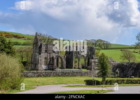 The ruins of Dundrennan Cistercian Abbey near Kirkcudbright Dumfries ...
