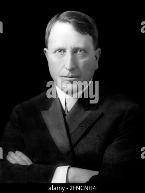 A photograph of William Randolph Hearst, an American newspaper magnate ...