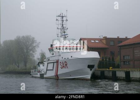 Polish Search and rescue SAR-3000 type ship Pasat based in Swinoujscie ...