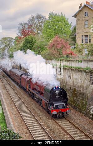duchess of sutherland steam train Stock Photo - Alamy