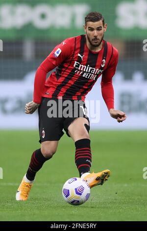 Theo Hernández during the Serie A match between Milan v Atalanta, in ...