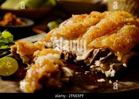 Bipang Ambawang. Roast pork from Ambawang, West Kalimantan Stock Photo ...