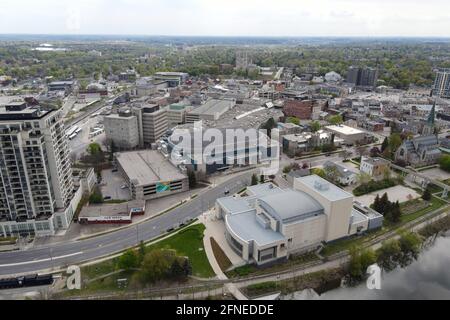 May 16th 2021, Sleeman Centre Arena Aerial Guelph Ontario Canada. The ...
