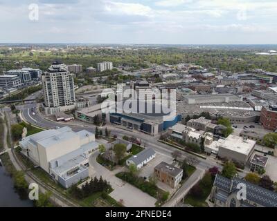 May 16th 2021, Sleeman Centre Arena Aerial Guelph Ontario Canada. The ...