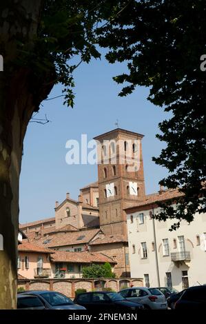Santa maria assunta and san gottardo cathedral. Asti. Piedmont. Italy ...