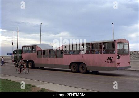 Camel bus in Havana Cuba Stock Photo - Alamy