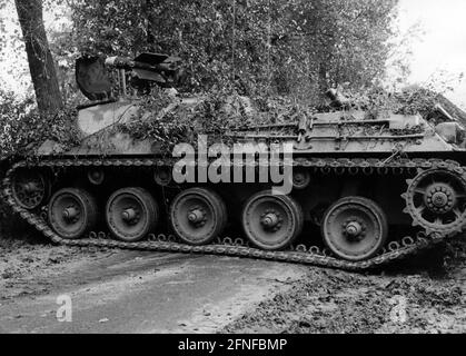 The rocket-propelled tank 1 is armed with the SS11 wire-guided anti ...