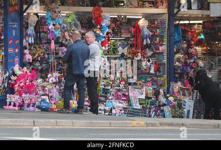 Bonny Street market in Blackpool Stock Photo - Alamy