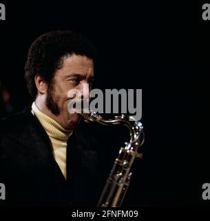 Johnny Griffin, amerikanischer Tenorsaxophonist, bei einem Auftritt ...
