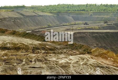 Uranium Open Pit Mine Near Arlit, Niger Stock Photo - Alamy