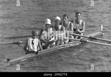 Olympic Games, Rome 1960, Klaus Wagner (GER) riding Famul across a ...