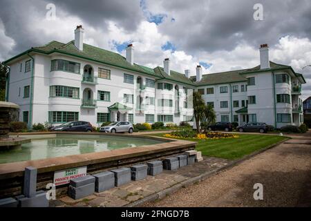 Grade 2 listed building Pinner Court in Pinner Harrow Stock Photo - Alamy