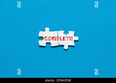 Completed Accomplishment Finished Achievement Concept Stock Photo - Alamy