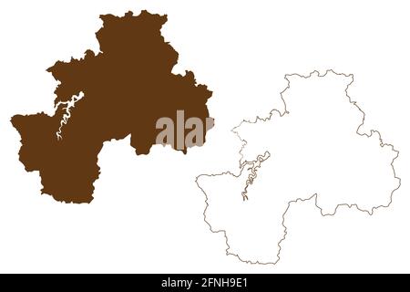 Olpe district (Federal Republic of Germany, State of North Rhine ...
