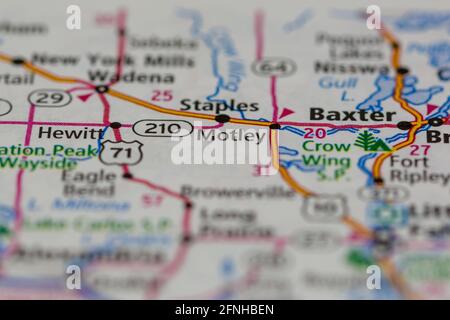 05-17-2021 Portsmouth, Hampshire, UK, Long Prairie Minnesota USA shown ...