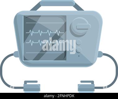 Pacemaker defibrillator icon. Cartoon of Pacemaker defibrillator vector ...