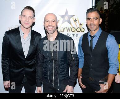 Chris Daughtry (c) attends the Hollywood Walk of Fame Honors at Taglyan ...