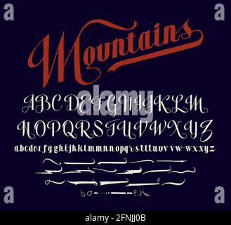 Bold Cursive Typography Text Stock Vector Image & Art - Alamy