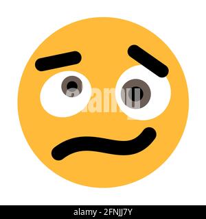 Nerd emoji isolated on white background, emoticon with glasses 3d ...