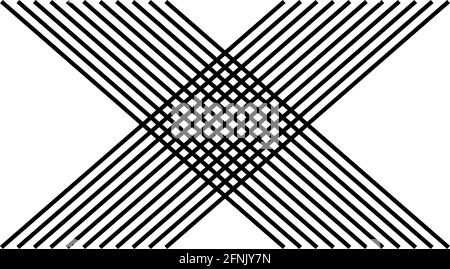 Crossing and intersecting lines abstract geometrical designs – Stock ...