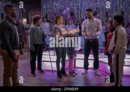 THE UPSHAWS, from left: Jermelle Simon, Ayaamii Sledge, 'Off Beat ...