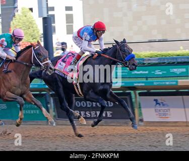 Churchill Downs May 1, 2021 Mandaloun in the Walkover Stock Photo - Alamy