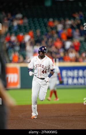 Houston Astros' Yordan Alvarez hits a two-run home run against ...