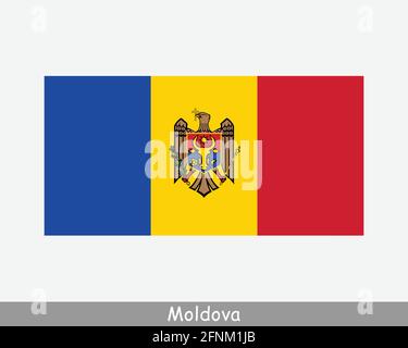 National emblem of the Republic of Moldova, coat of arms of Moldova ...