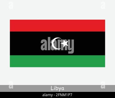 Libya official national flag, african country, vector illustration Stock Vector Image & Art - Alamy