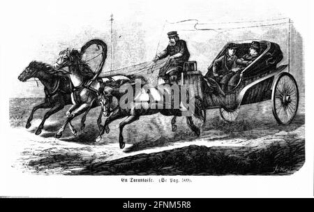 Russian horse-drawn carts Stock Photo - Alamy