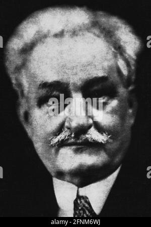 Portrait of the composer Leos Janacek (1854-1928). Private Collection ...