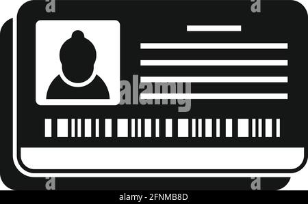 Resident card icon, simple style Stock Vector Image & Art - Alamy