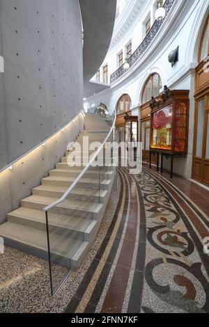 Staircase. Bourse de Commerce, Paris, France. Architect: Tadao Ando ...