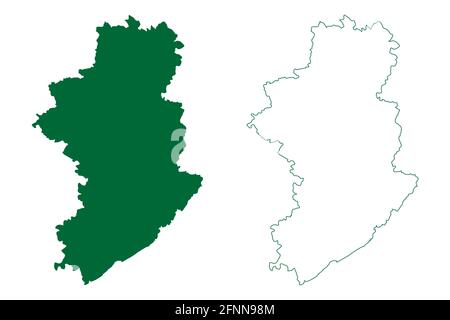 Sagar district (Madhya Pradesh State, Sagar division, Republic of India ...