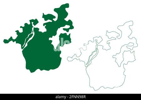 Sagar district (Madhya Pradesh State, Sagar division, Republic of India ...