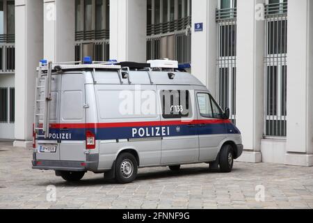 Mercedes Sprinter Federal Police Van in Plaza de Mayo Stock Photo - Alamy