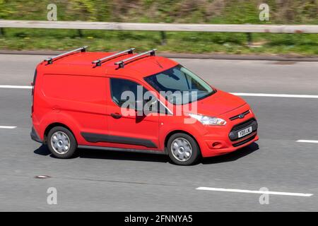 2015 Red Ford Transit Van 2198cc 6 speed manual carrying vintage ...