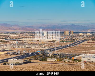 High angle view of the Enterprise cityscape at Nevada Stock Photo - Alamy