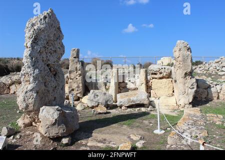 Skorba Prehistoric Temple, Malta Stock Photo - Alamy