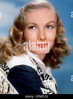 VERONICA LAKE (1922-1973) American film actress about 1944 Stock Photo ...